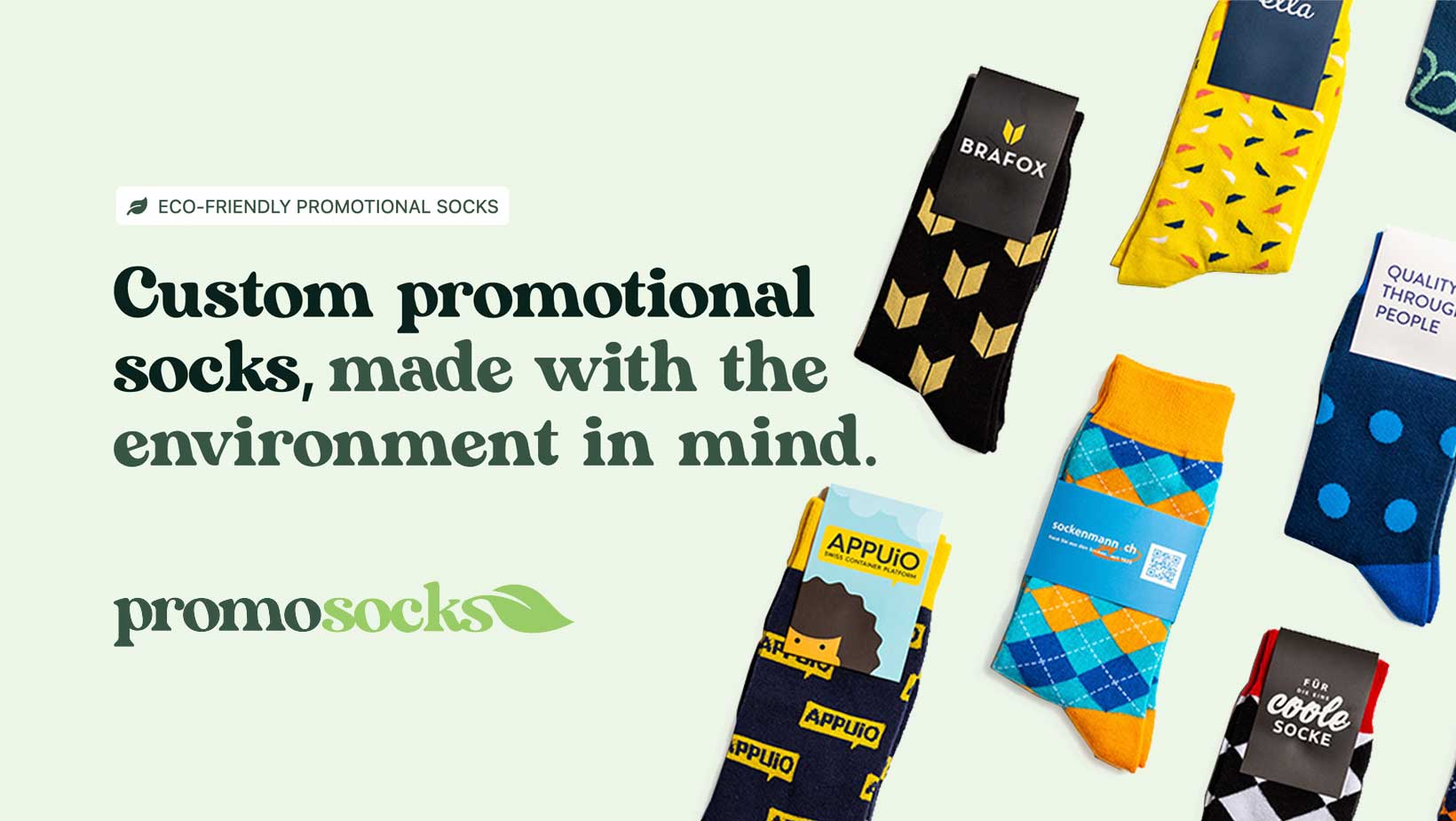 Bespoke branded promotional socks by MyPromoSocks